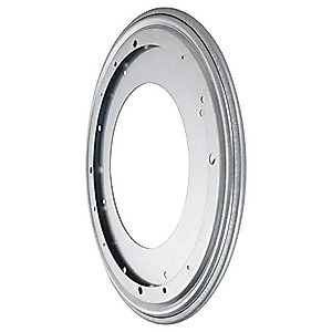 2 Pack Flat Lazy Susan Turntable Bearing 12 Inch Round Lazy Susan Hardware 5/16 Thick Turntable Swivel Base for Rotating Table, Book Case, Serving Tray, DVD Tower, Corner Shelves, 1000lb Capacity