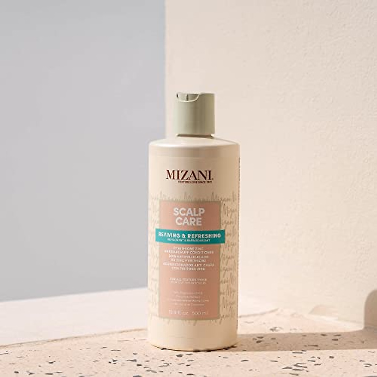 Mizani Scalp Care Dandruff Conditioner | Pyrithione Zinc | Controls Scalp Flaking & Itching | For Curly Hair | 16.9 Fl. Oz