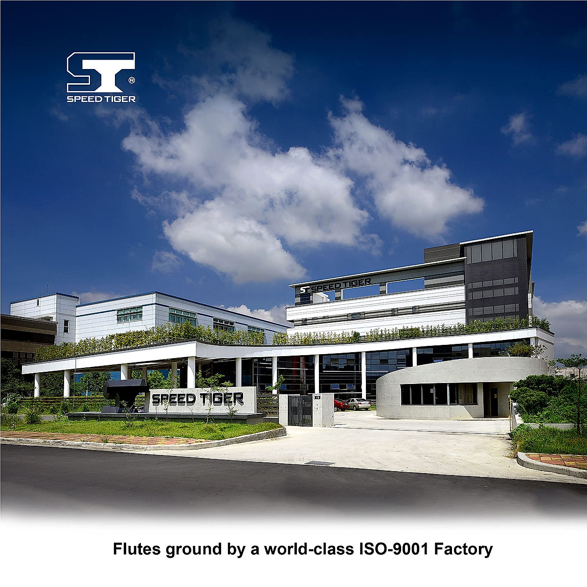 SPEED TIGER Carbide Square End Mill - 3 Flute - IAUE5/16 3 (1 Piece, 5/16") - High Feed U-Type Design - for Roughing and Finishing - for Milling Aluminum Applications – Professional Mill Bits Sets