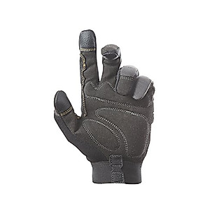 Custom Leathercraft125M Handyman Flex Grip Work Gloves, Shrink Resistant, Improved Dexterity, Tough, Stretchable, Excellent Grip