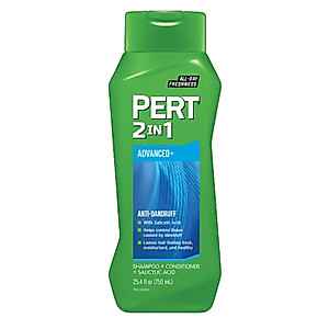 Pert Plus 2 in 1 Shampoo + Conditioner Dandruff Control 25.40 oz (Pack of 5)