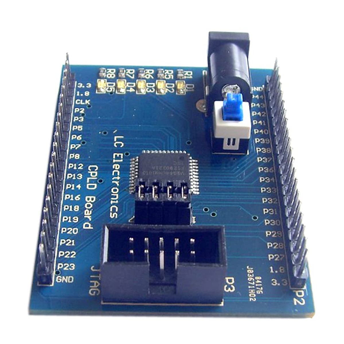 Rakstore XC9572XL CPLD Development Board Learning Board JTAG Interface DC Power Supply with Switch