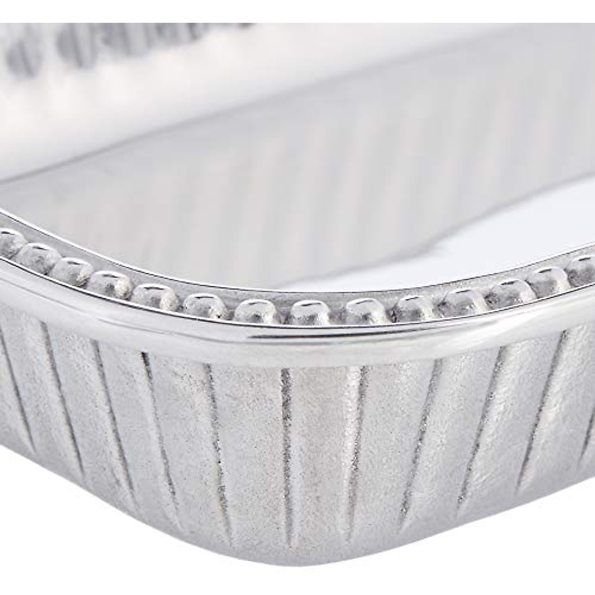 Wilton Armetale Flutes and Pearls Rectangular Baking Dish, 9-Inch-by-13-Inch