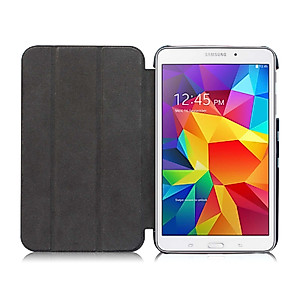 Fintie Slim Shell Case for Samsung Galaxy Tab 4 7.0 2014, Ultra Lightweight Protective Stand Cover, Black