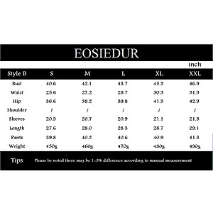 EOSIEDUR Women's Two Piece Outfits Zip Top Jacket and Elastic Waistband Pant Women Sweatsuit Tracksuit Sets, Black XXL