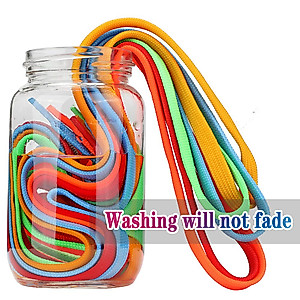 Sweatshirt Drawstring Replacement - 24Pcs Premium Hoodies Drawstring in 12 Colors, Hoodie Strings with 3Pcs Drawstring Threader for Pants Shorts (48IN Long)