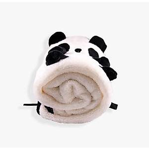 Yaseenit Security Blanket Soft Baby Blankets Unisex Baby Gifts Valentine's Day Baby Gifts for Newborn Boys and Girls Baby Snuggle Toy Baby Stuffed Animal. (Panda)