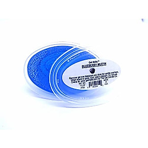 3 Pack BLUEBERRY MUFFIN Gel Melts for Warmers and Burners PEEL, MELT and ENJOY