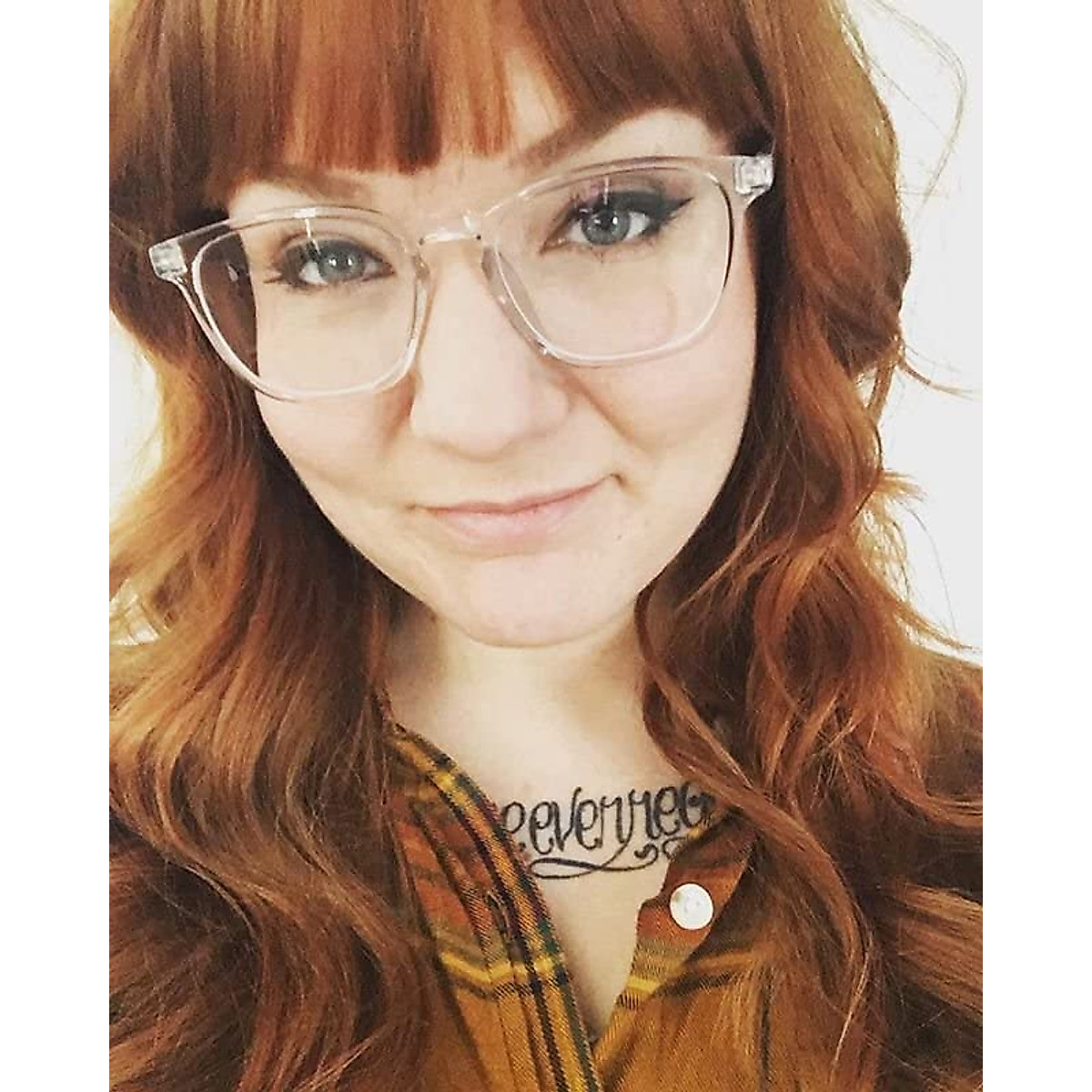 ZENNI Blue Light Blocking Glasses for Women Men Square Frame Relieve Digital Screen Eye Strain TR90 Light Eyewear