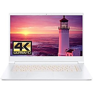 Acer ConceptD 5 Creator Laptop, 15.6" 4K UHD (3840 x 2160) IPS Display, Intel Core i7 Processor, AMD Radeon RX Vega M GL, Backlit Keyboard, Fingerprint Reader, 16GB RAM, 1TB PCIe SSD, Windows 11 Pro