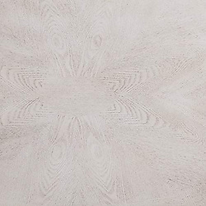 SEI Furniture Laverly Traditional Oval Coffee Table, Distressed Whitewash