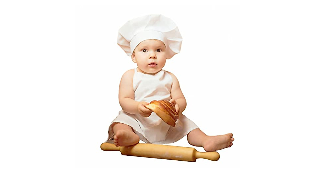 KHC-KHF Newborn Baby Chef Costume – Perfect for Photos