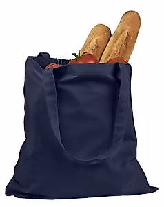Big Accessories and BAGedge Women's Canvas Promo Tote Bag, NAVY, One Size