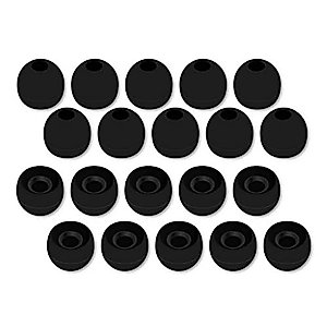 10 Pairs Medium Silicone Replacement Earbud Ear Buds Tips 3.9mm - 4mm Connection Point