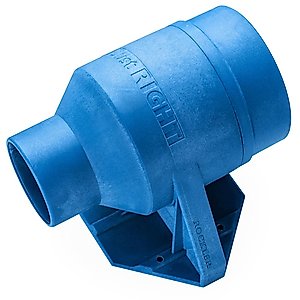 2-1/2" To 4" Mountable Dust Hose Coupler – Reinforced ABS Plastic Dust Collection Hose - Quick Connect & Disconnect Dust Collector Accessories - Stepped Design Shop Dust Collectors for Easy fit