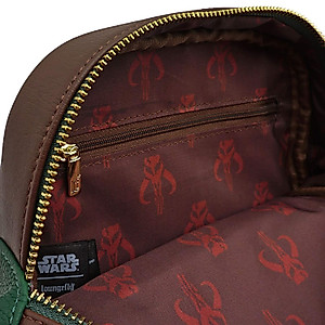 Loungefly x Star Wars Boba Fett Crossbody Bag (One Size, Green Multi)