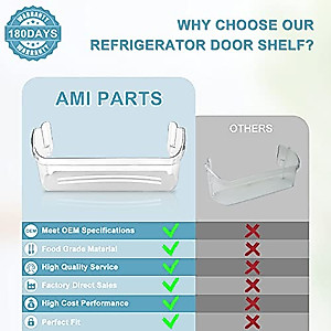 242126602 Refrigerator Door Bin Replacement Part for Elec.trolux and Frigi.daire Refrigerator Door Shelf 4547407 AP6278233 PS12364199 EAP12364199 (2 Pack)