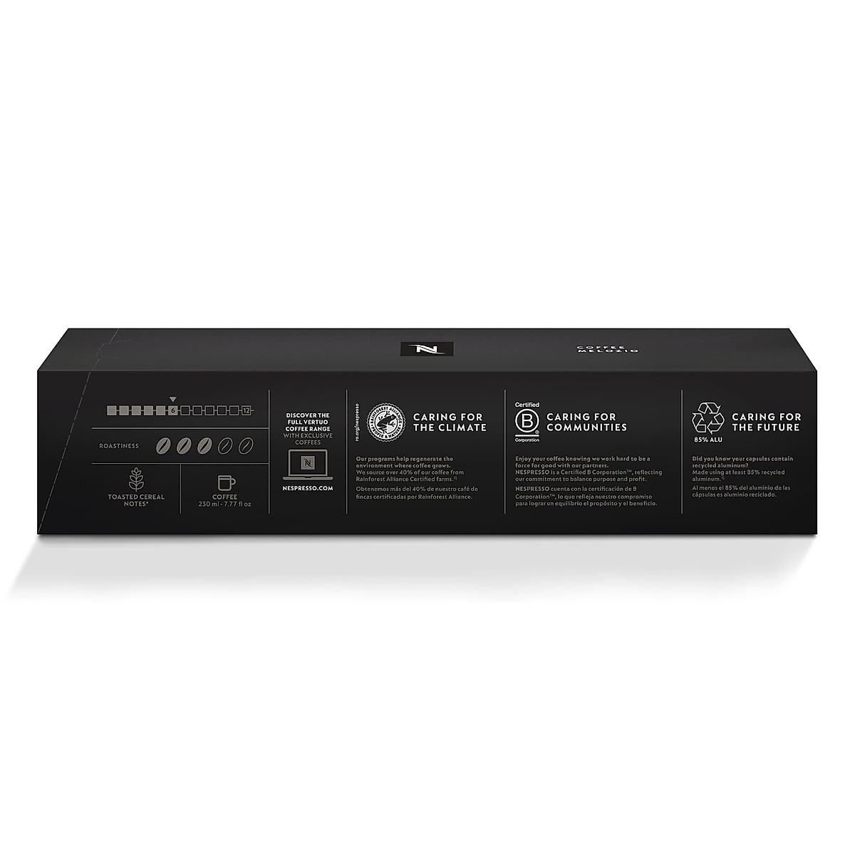 Nespresso Capsules VertuoLine, Melozio, Medium Roast Coffee, 30 Count Coffee Pods, Brews 7.77 Ounce (VERTUOLINE ONLY)