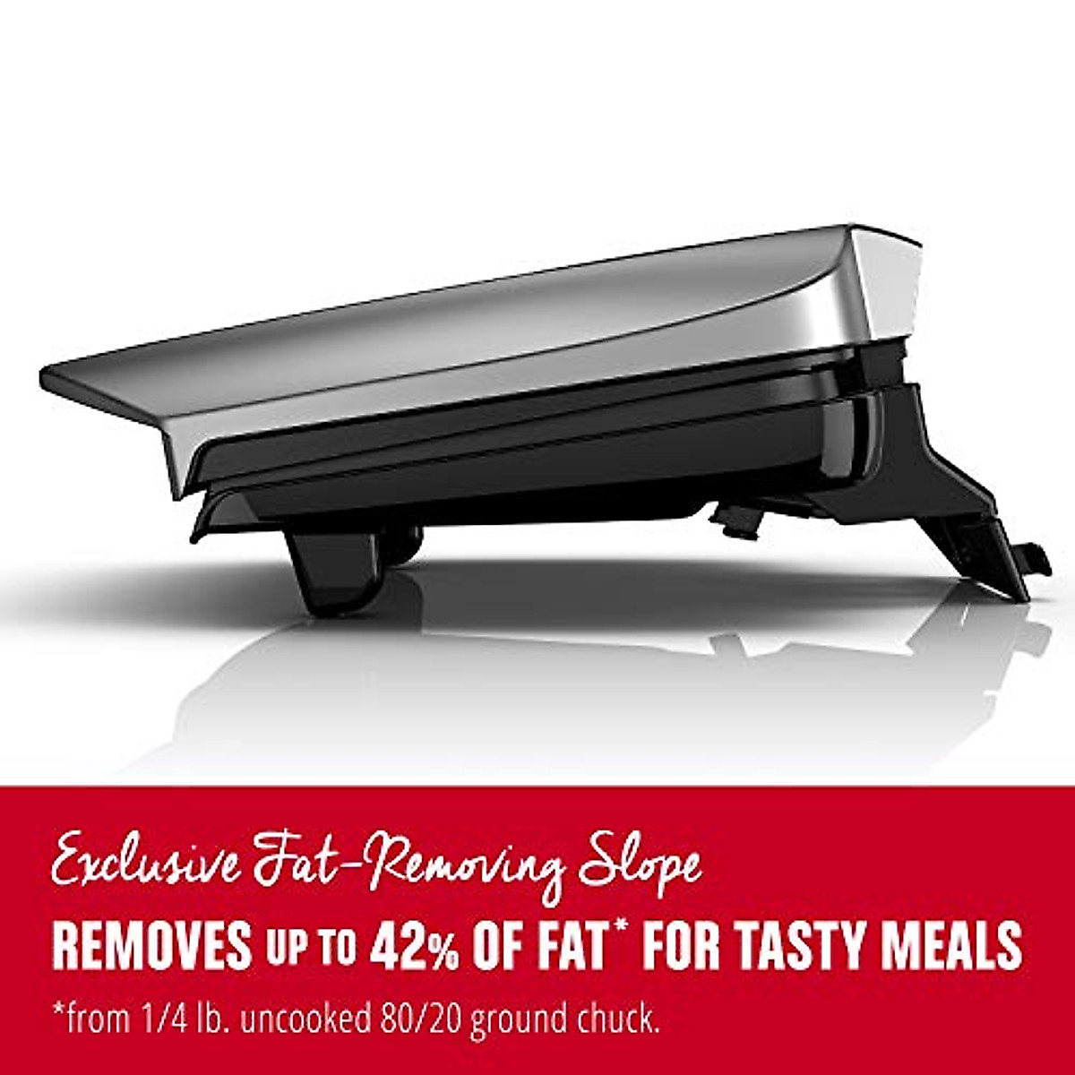 George Foreman 9-Serving Basic Plate Electric Grill and Panini Press, 144-Square-Inch, Platinum, GR2144P