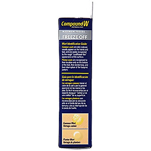 Compound W Wart Remover, Freeze Off Kit, 8 ct (Packaging May Vary)