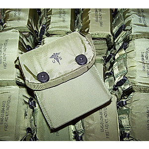 Ambassador Bags & Spats US Army Military Alice First AID CASE Medical Pouch Bag OD Olive Green