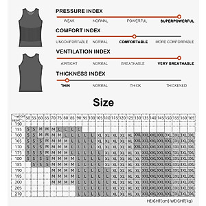 FEOYA Men's Chest Compression Shirt to Hide Gynecomastia Moobs Shapewear Men Tank Top Slimming Undershirt Body Shaper White L