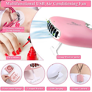 Lashes Kit for Beginner, Eyelash Extension Kit with Eye Lash Mannequin Head, Individual Lash Glue, Eyelash Remover, Fan, Extension Supplies Tools for Practice Training