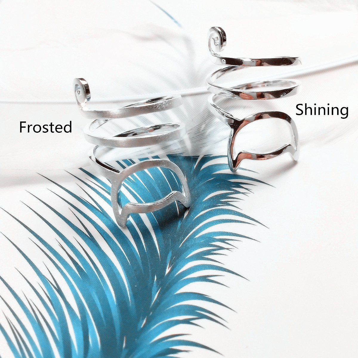 Helen de Lete Innovative Lovely Cat Kitty Sterling Silver Ring (Large Size) 4G Sterling Silver, Updated Version