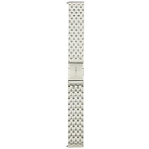 Timex 20mm Stainless Steel Quick-Release Bracelet with Silver-Tone Watch