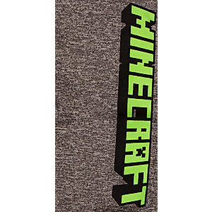 Minecraft Boys 3 Piece Fleece Pants Sets, Crew Neck Sweatshirt, T-Shirt, and Pants 3-Pack Bundle Set for Boys (Black/Blue, Size 4)