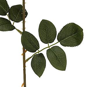 Folora 6 PCs Lifelike Artificial Rose Flowers with Stem, Flower Arrangement DIY Decoration Bouquet for Wedding Home Garden Centerpieces Party Decoration, 15.7 Inches