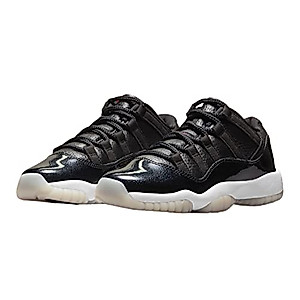 Jordan Boy's Air Jordan 11 Retro Low (Big Kid) Black/Gym Red/White/Sail 5.5 Big Kid M