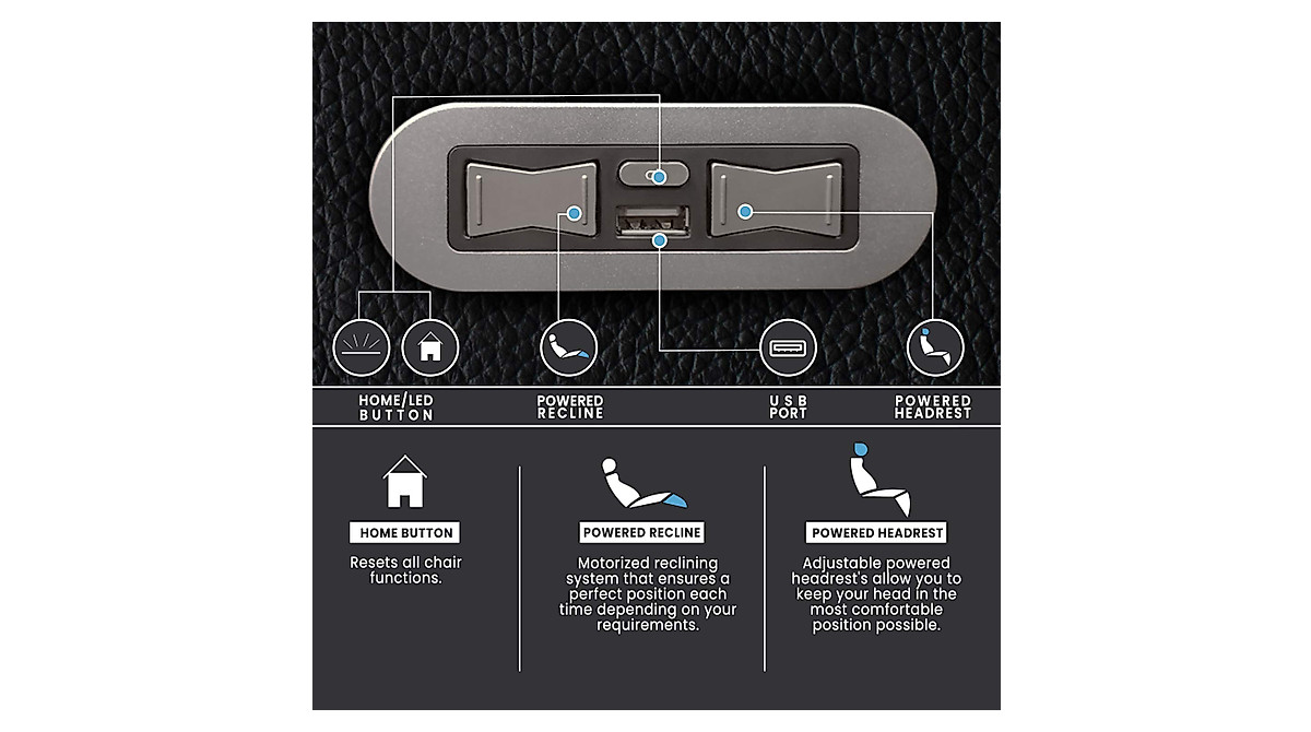 Valencia Oxford Home Theater Seating | Power Leather Recliners