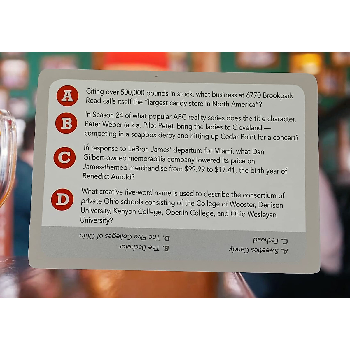 You Gotta Know Cleveland Hometown - Trivia Game