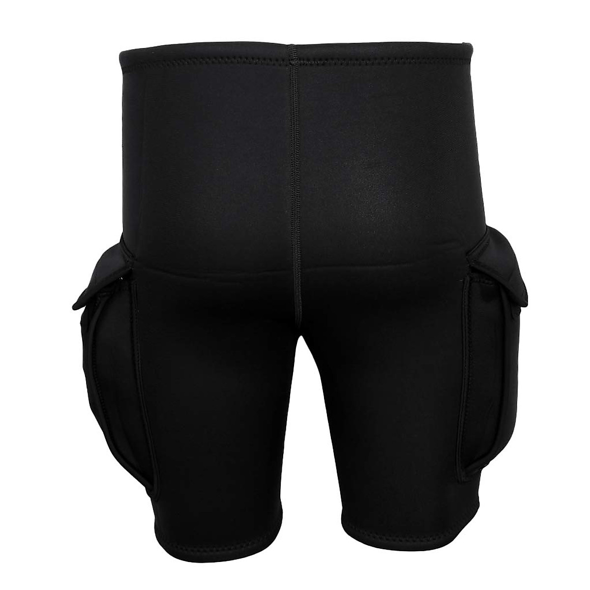 LEIPUPA Men's Women's Wetsuit Scuba Diving Tech Shorts with Pockets - 3mm Neoprene Swimwear for Snorkeling, Surfing, Kayaking, Water Sports - Select Sizes - XXL