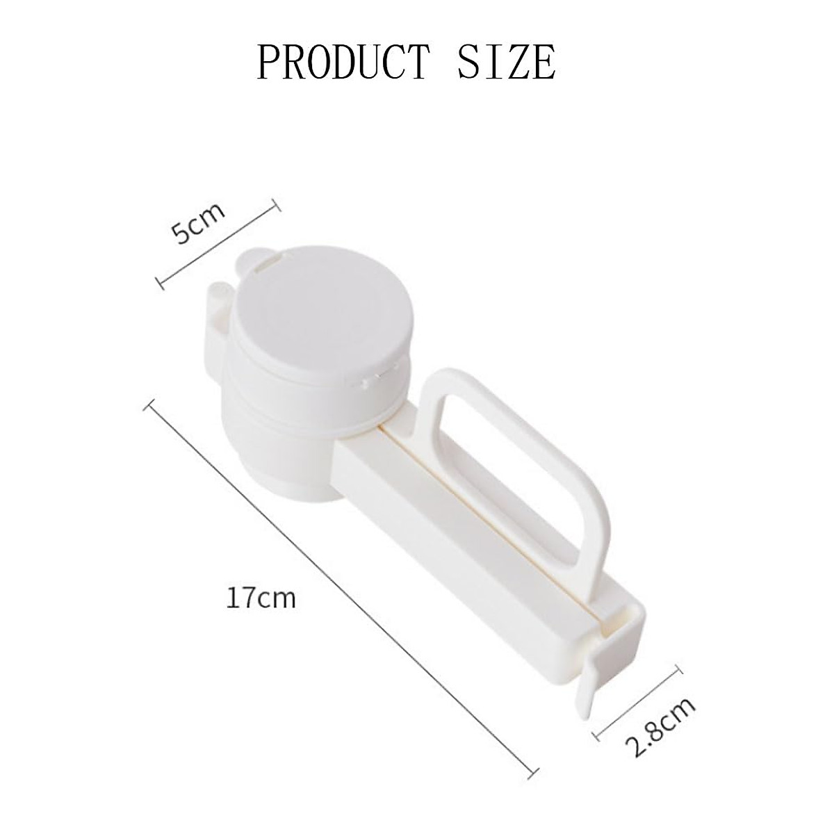 voleseni Food Bag Sealing Clip With Pour Spout, Reusable Plastic Cap Sealer Clips For Snack, Oatmeal, Coffee, Great Clips Bags For Kitchen，Seal And Pour Bag Clip,Versatile Food Clip With Spout. (1)