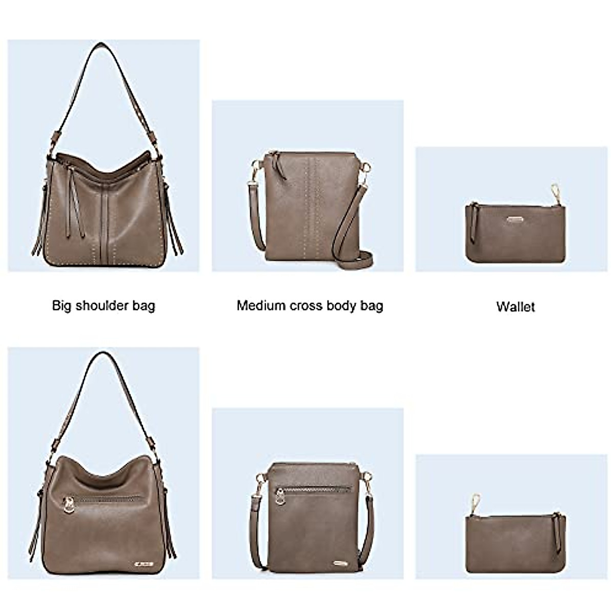 Montana West Shoulder Bag for Women Hobo Bags Leather Purses Large Crossbody Bags Ladies Handbags MWC-1001S-3KH