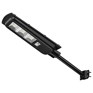 BEEZOK Solar LED Street Light, 6000LM Motion Sensor LED Parking Lot Light Dusk to Dawn, 6000K Daywhite - BKST0301