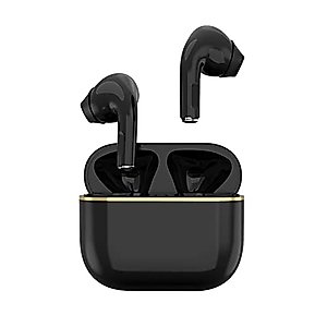 Bluetooth 5.2 Earphones,Wireless Earbuds with Wireless Charging Case,with Earhooks Headset Built-in Mic for Sport,Clear Calls,Work,Music