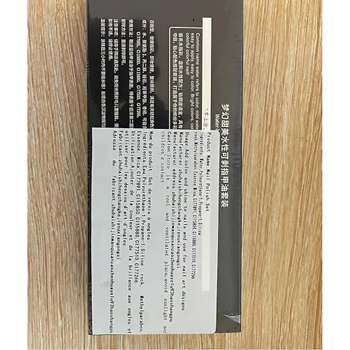 Tophany Non Toxic Easy Peel Off and Fast Dry Nail Polish Set for Pack, Eco Friendly and Organic Water Based Nail Polish for Women,Teens(10 Bottles)