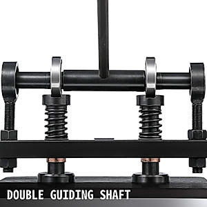 VEVOR Leather Cutting Machine 360x220mm Manual Die Cutter Max. 15 mm Leather Embossing Machine Hand Press Mold Leather Die Cut Leather Craft Cutting Machine for Various of Materials