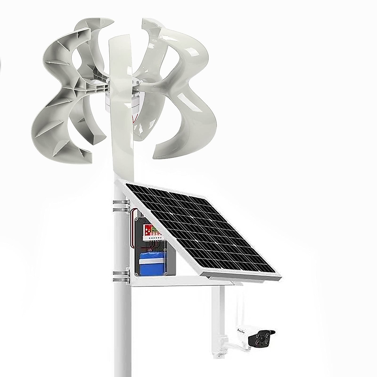 Wind Turbines Kit 600W Automatic Wind Turbine Kit Wind Power Generator Direction Adjustment Wind Turbines Generator for Home Marine Industrial Energy (48V)