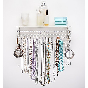 Flammi 20-Pack Mini S Shaped Hooks Hanging Hooks Chrome Plated for Jewelry Key Ring Dustpan Brush (2-Inch Long)