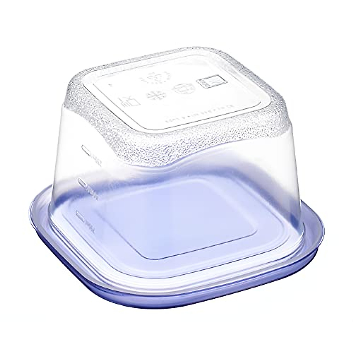 32oz Square Plastic Reusable Storage Containers with Snap On Lids - Airtight Reusable Plastic Food Storage, Leak-Proof, Meal Prep, Lunch, Togo, Stackable, Bento Box, BPA-Free by EcoQuality (3)
