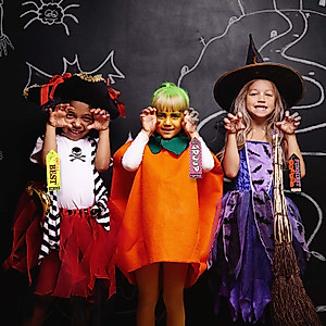 Halloween Costume Contest Ballot Box and 40 Voting Cards, 10 Award Prize Ribbons Fun Decorations, Halloween Party Supplies for Home Indoor Office and Party Games