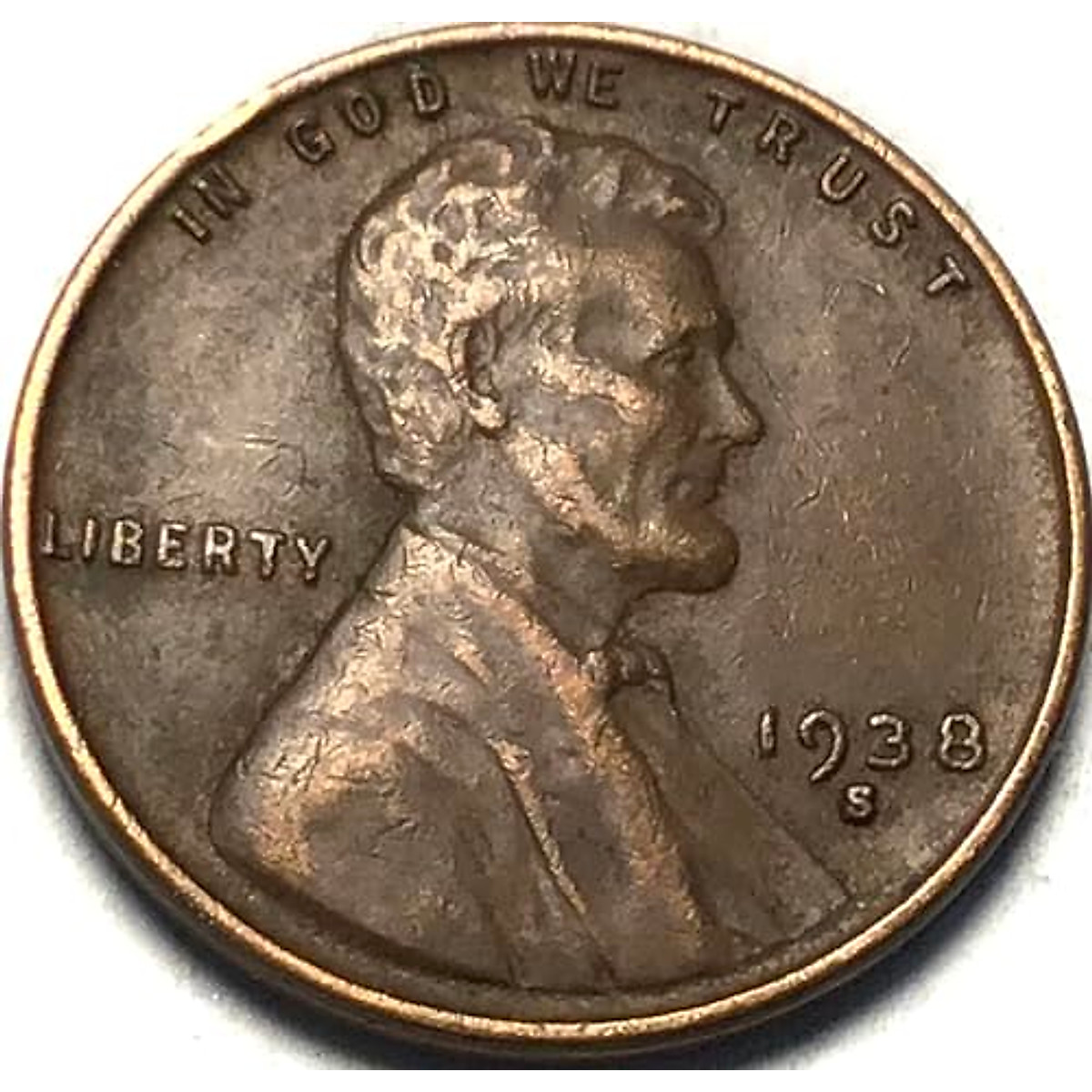 1938 S Lincoln Wheat Cent Penny Seller About Uncirculated
