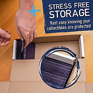 Invested Alliance Trading Card Storage Box | Baseball Card Storage Box Holds 675 Cards/Box. Sports Card Storage Boxes. Card Boxes For All Sports Cards, MTG, TCG. Cardboard Card Storage Box (10 Pack)
