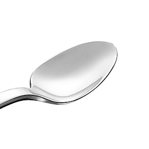 Restaurantware Sovereign 7.8 Inch Table Spoons 2 Heavy-Duty Dinner Spoons - 18/10 Stainless Steel Tableware Dishwashable Sturdy Eating Spoons Appetizer Spoons For Homes Or Restaurants