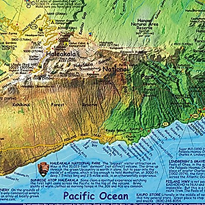 Maui Hawaii Adventure Guide Franko Maps Waterproof Map