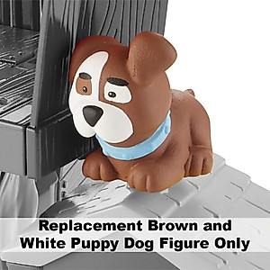 Replacement Part for Fisher-Price Little People Swing & Share Treehouse Playset - DYF19 ~ Replacement Brown and White Puppy Dog Figure